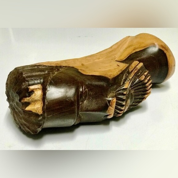 Art | 180s Antique Genuine Solid Hand Carved Lignum Vitae Jamaican Folk ...